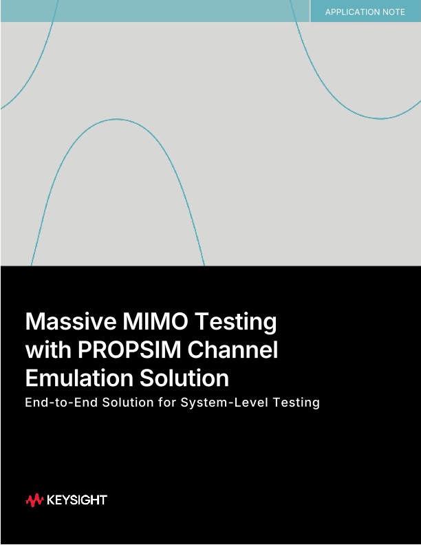 Massive Mimo Testing With Propsim 5g Channel Emulation Solution Pdf
